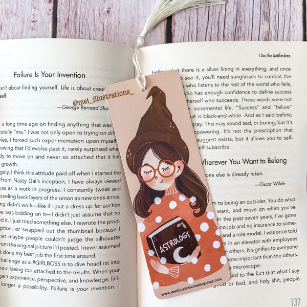 Witch Bookmark - Etsy