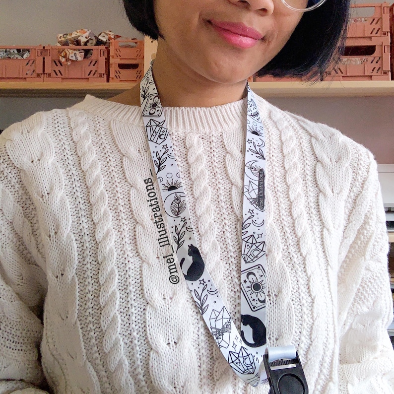 ORIGINAL DESIGN, Lanyard, Long Lanyard, Celestial Lanyard, Magic ...