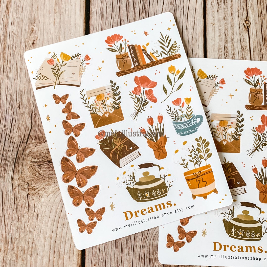 ORIGINAL DESIGN, Bujo Sticker, Scrapbook Sticker, Planner Sticker ...