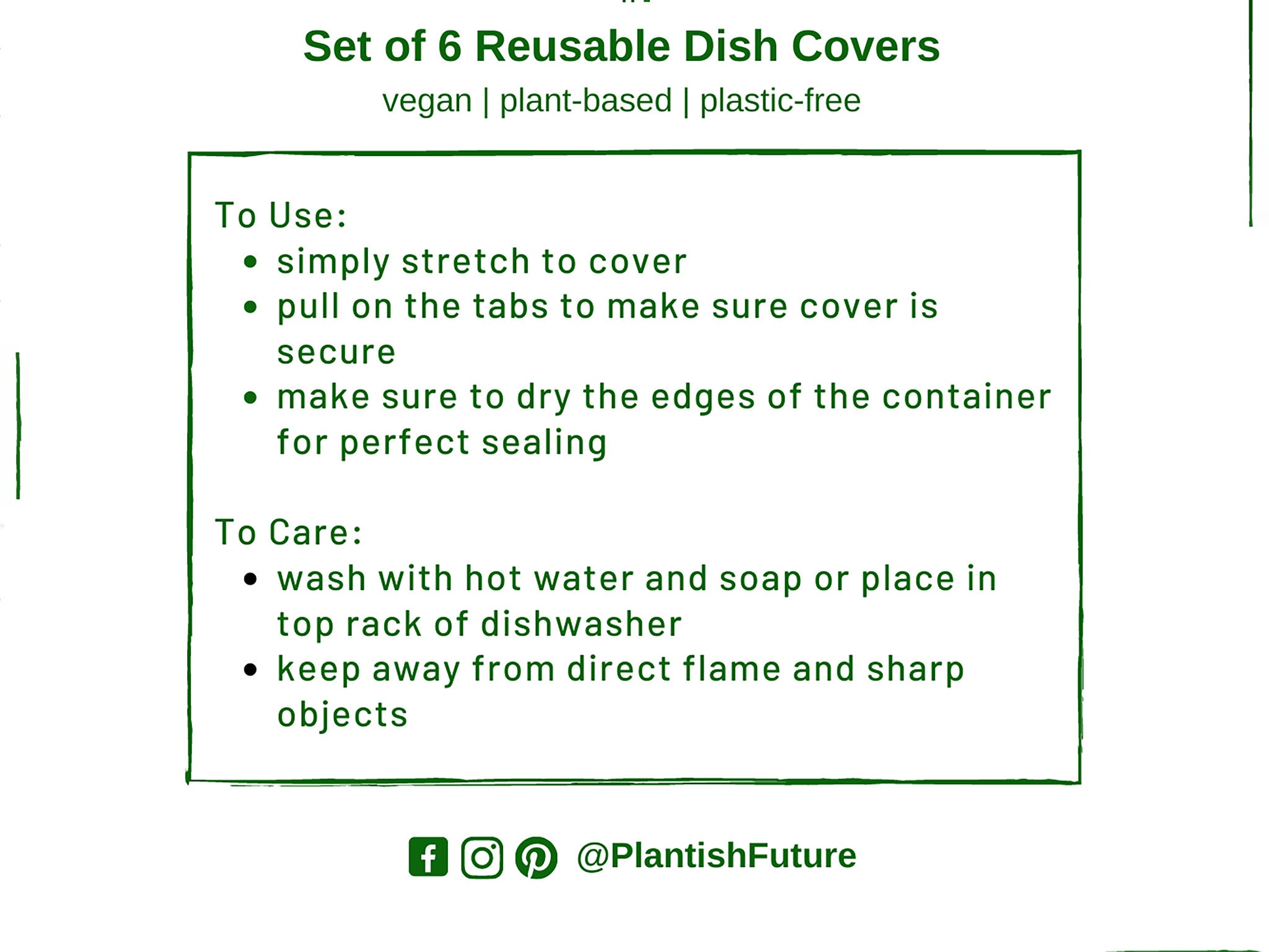 Set of 6 Reusable Dish Covers | Reusable Silicone Dish, Bowl, & Food ...