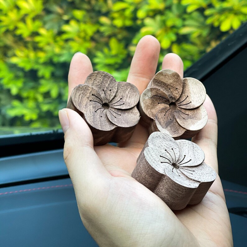 Wooden Essential Oil Diffuser for Car Natural Essential Oil - Etsy