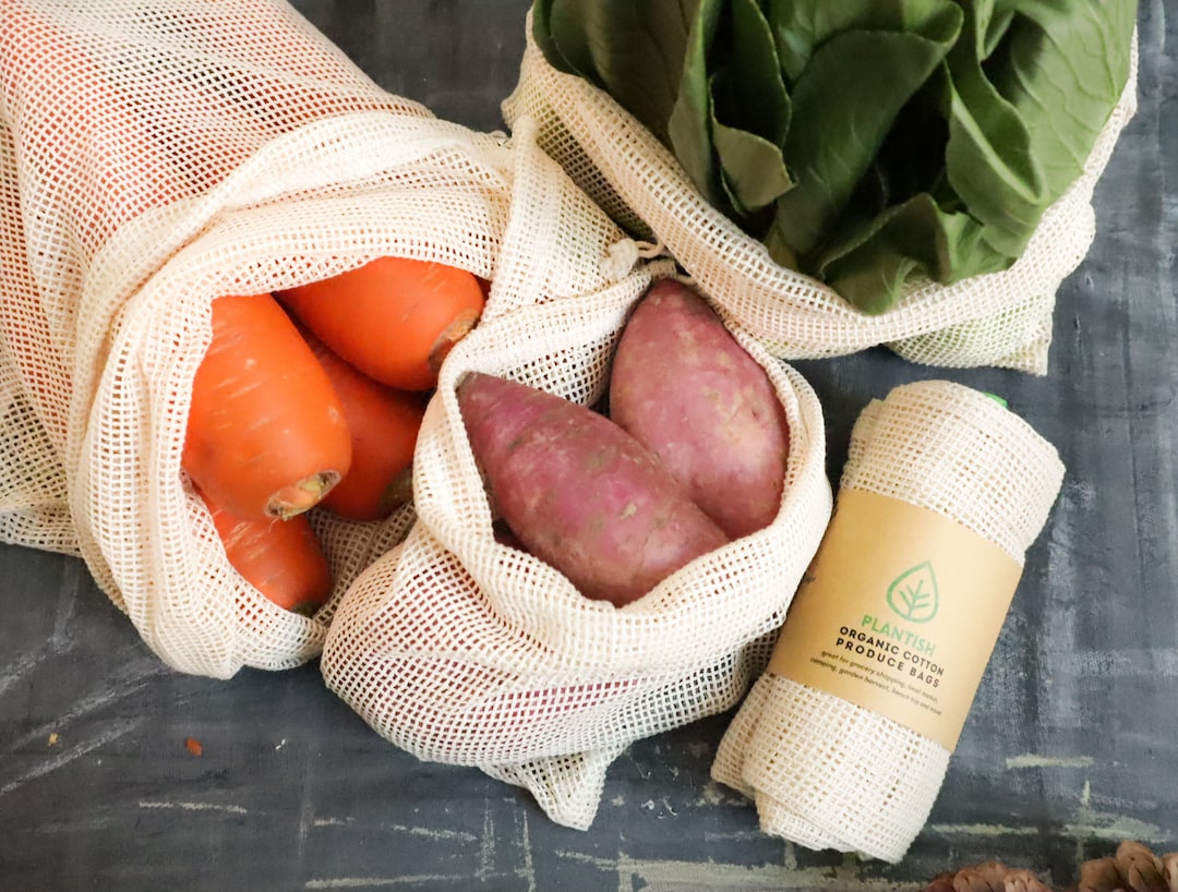 Organic Cotton Mesh Produce Bags | Organic Cotton Mesh Bags | Eco ...