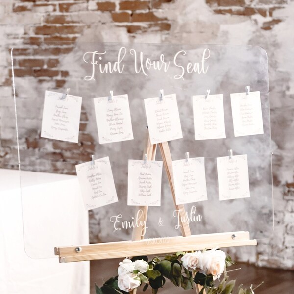 Seat Assignment Board for Wedding - Etsy