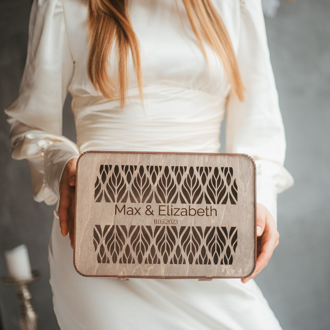 Elegant Wedding Card Box, Decorative Gifts Box, Customized Keepsake for ...