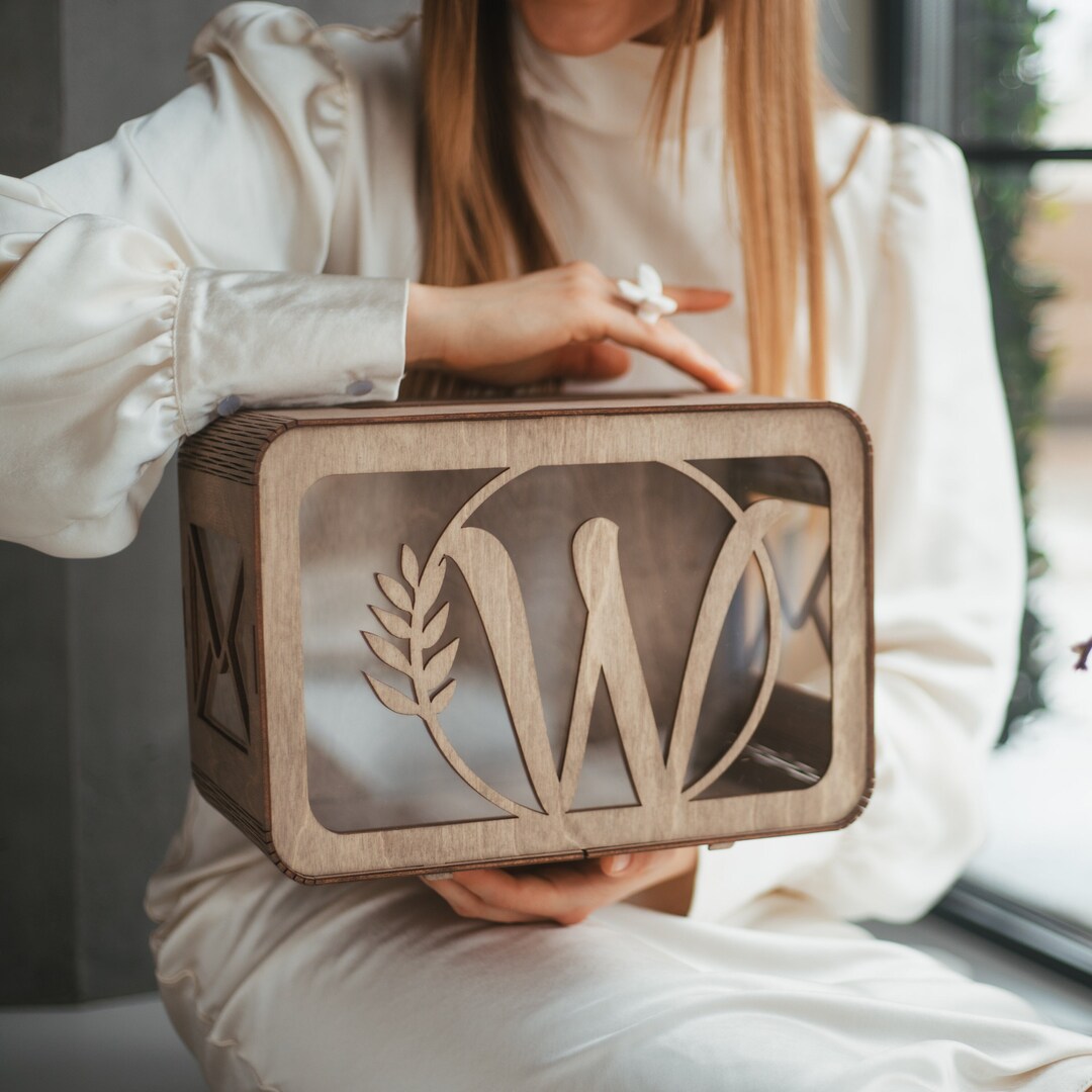 Big Wedding Card Box, Customized Engagement Card Box, Craft Greeting ...