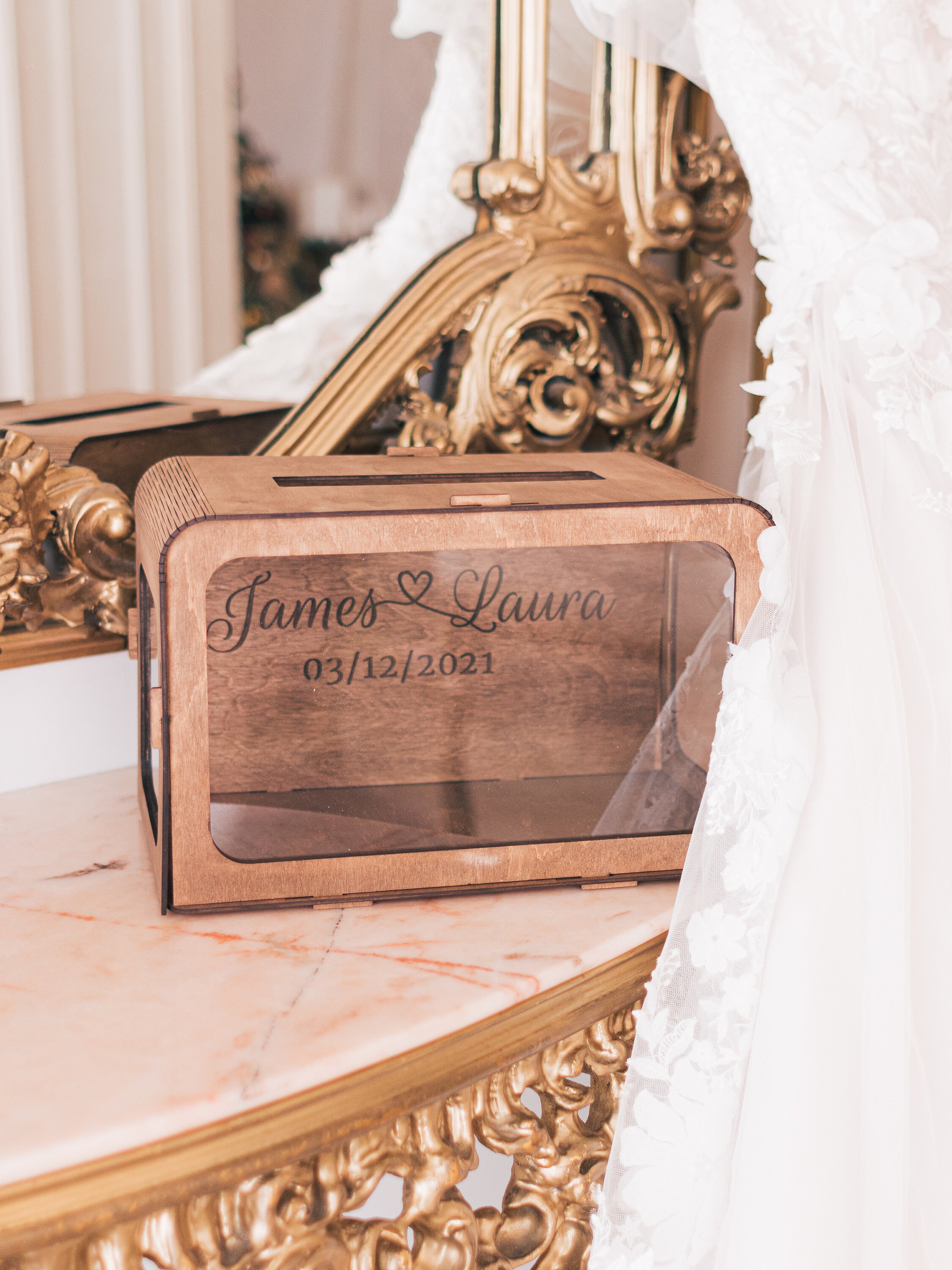 Custom Wedding Card Box Rustic Wedding Decor Boho Wedding | Etsy