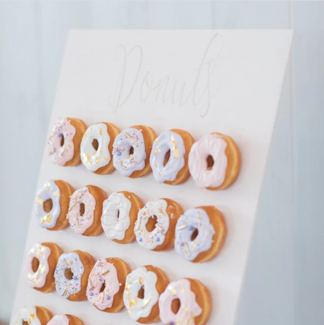 Donut Wall Stand Wedding, Donut Display, Desert Wall Board, Wedding ...