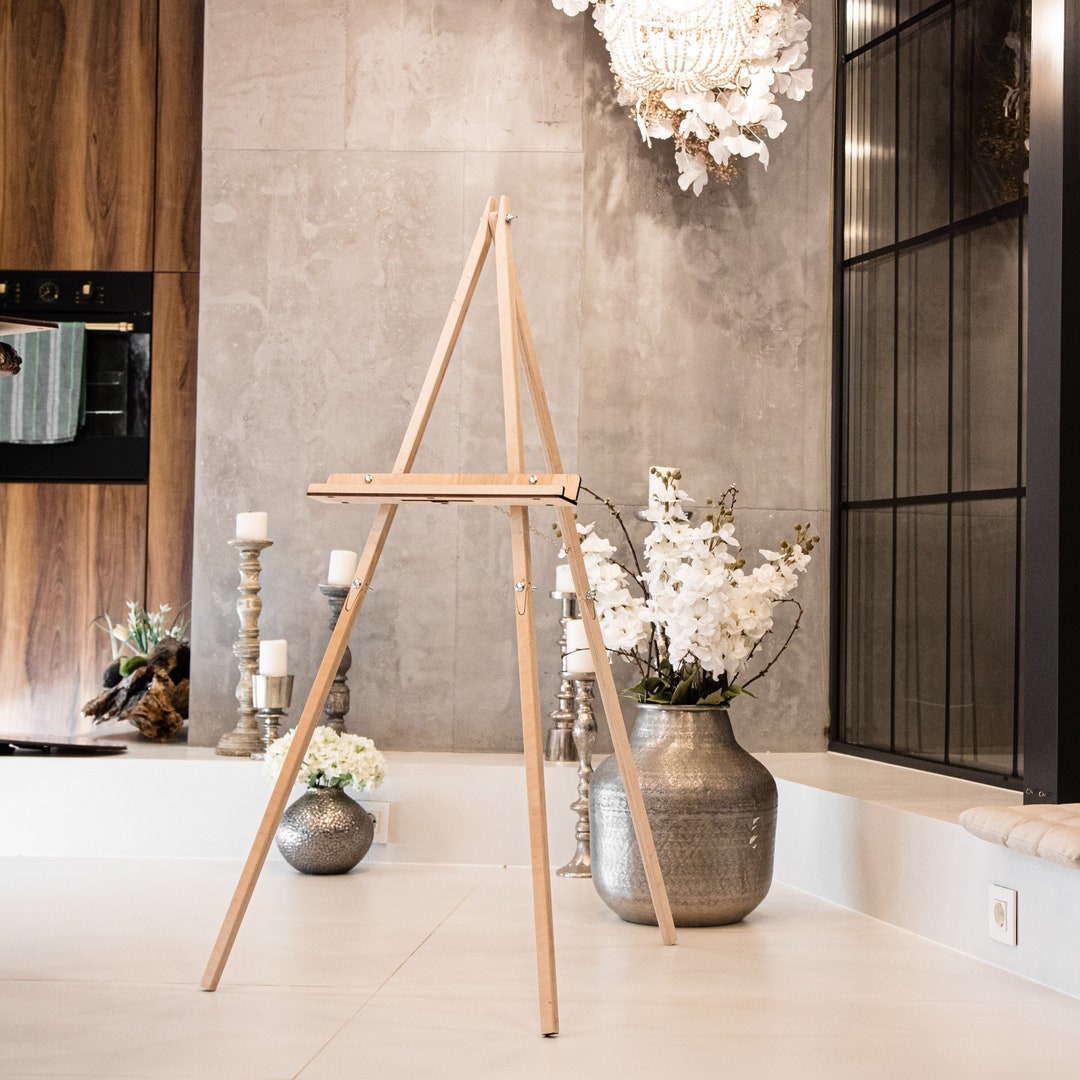 Wedding Wood Easel Stand, Photo Picture Paiting Easel Stand Backs ...