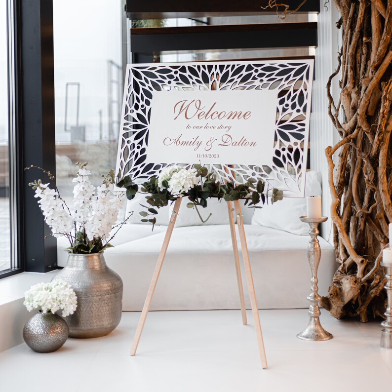 Wedding Wood Easel Stand Photo Picture Paiting Easel Stand - Etsy