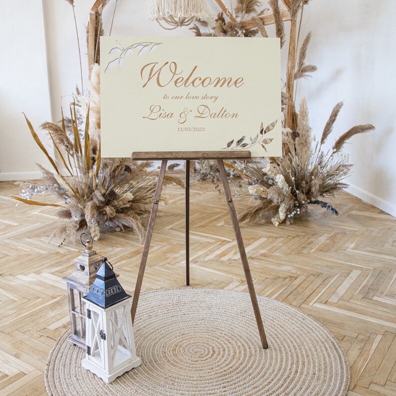 Wood Easel Stand for Wedding Sign Picture Photo Display Easel - Etsy
