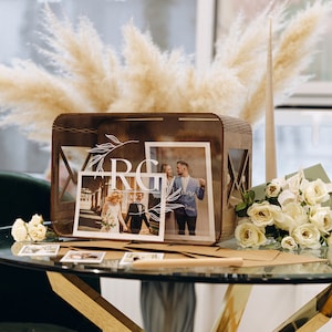 Crafted Memories, Personalized Wood and Acrylic Card Box for Your ...