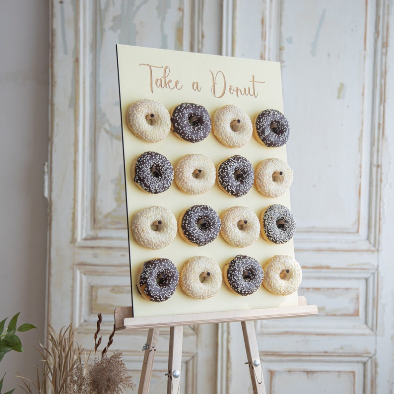 Personalized Donut Wall Stand Donut Stand Donut Board Etsy