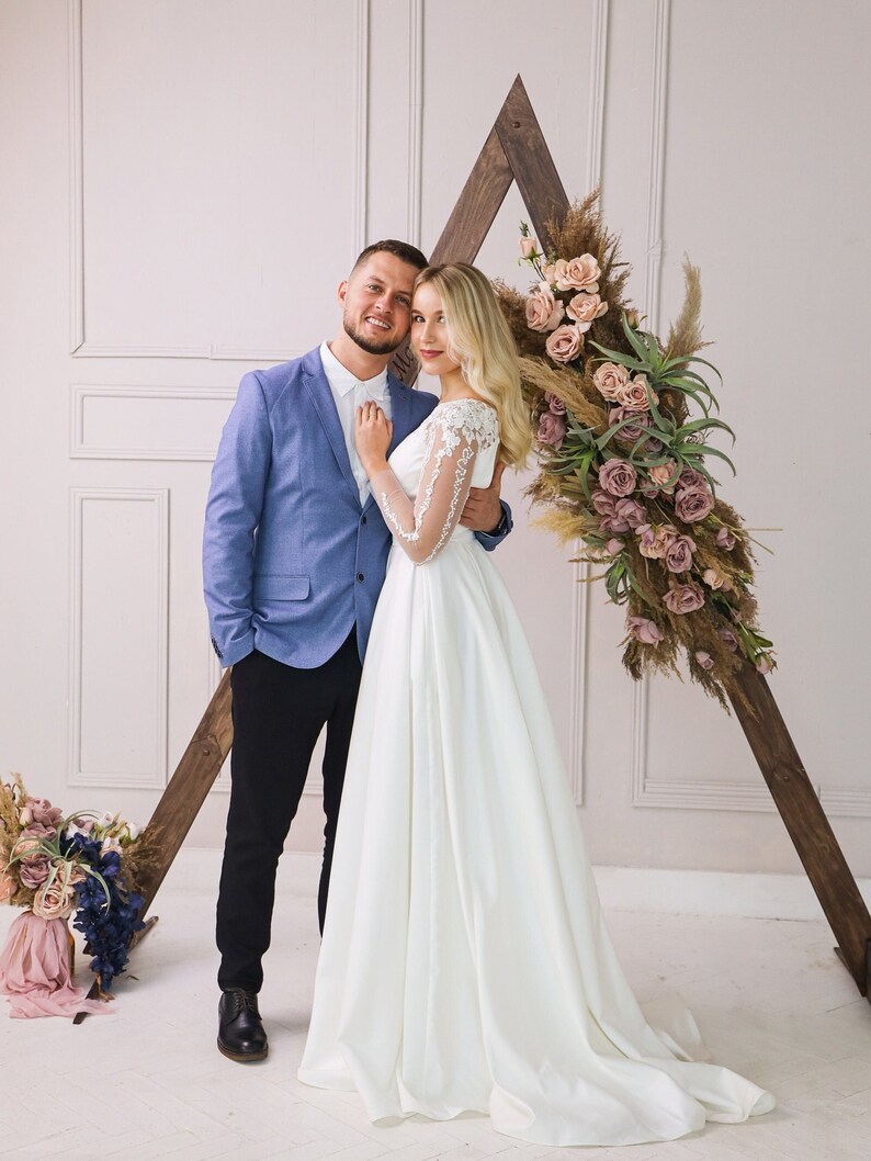 Wedding Arch Triangle Hexagon Circle Beach Wedding | Etsy