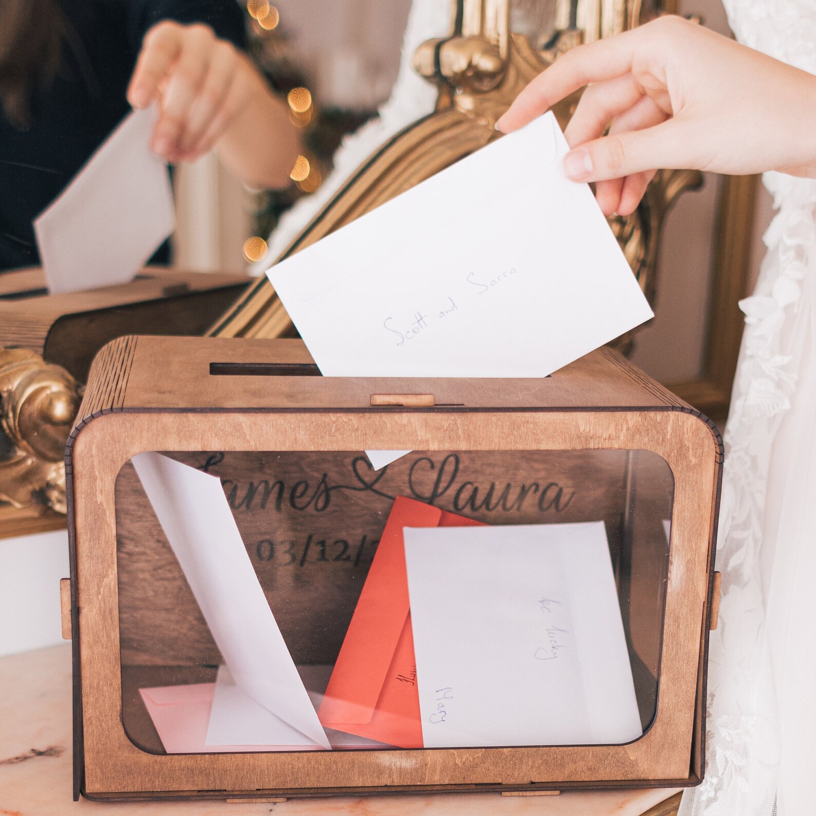 Custom Wedding Card Box Rustic Wedding Decor Boho Wedding | Etsy