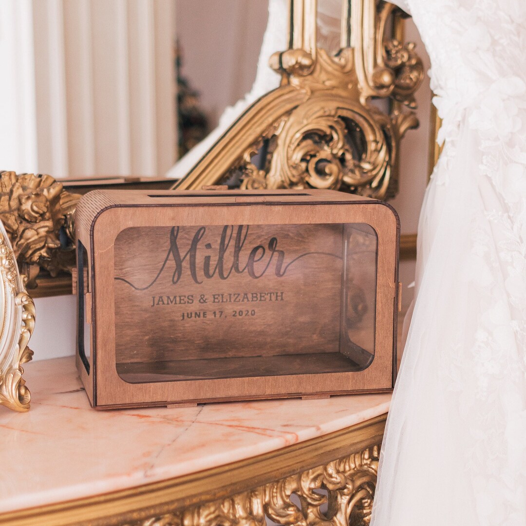 Custom Wedding Card Box, Rustic Wedding Decor, Wedding Money Box, Wood ...