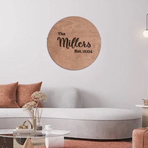 Boho Circle Guest Book Wedding Alternative, Rustic Guestbook Initials ...