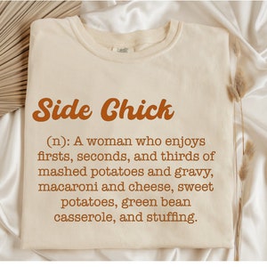 Side Chick -instant Digital Download - Thanksgiving PNG - Etsy