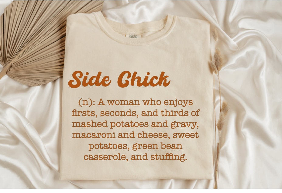 Side Chick -instant Digital Download - Thanksgiving PNG - Etsy