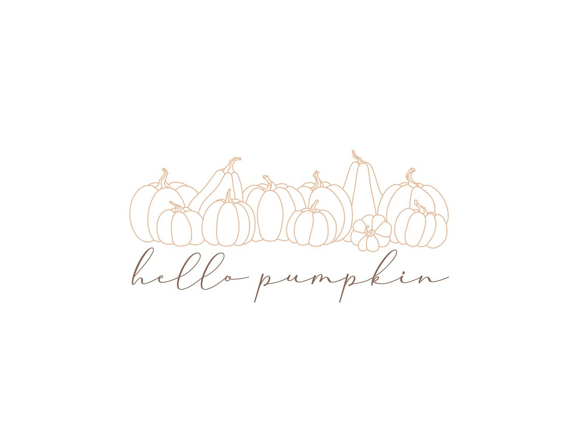 Hello Pumpkin - Etsy
