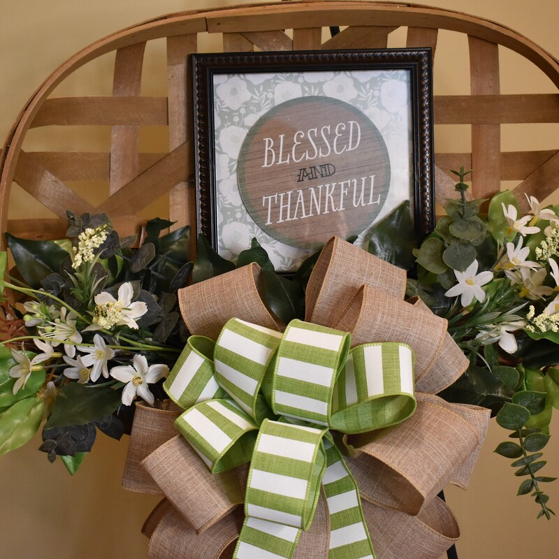 Tobacco Basket Wreath - Etsy