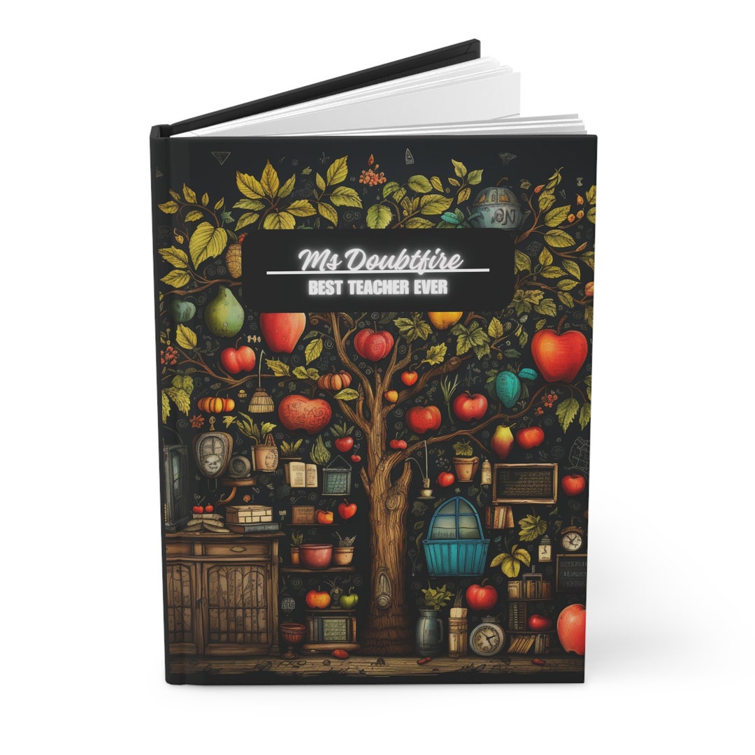 Customizable Journal Teacher Print Journal Hardcover Journal for ...