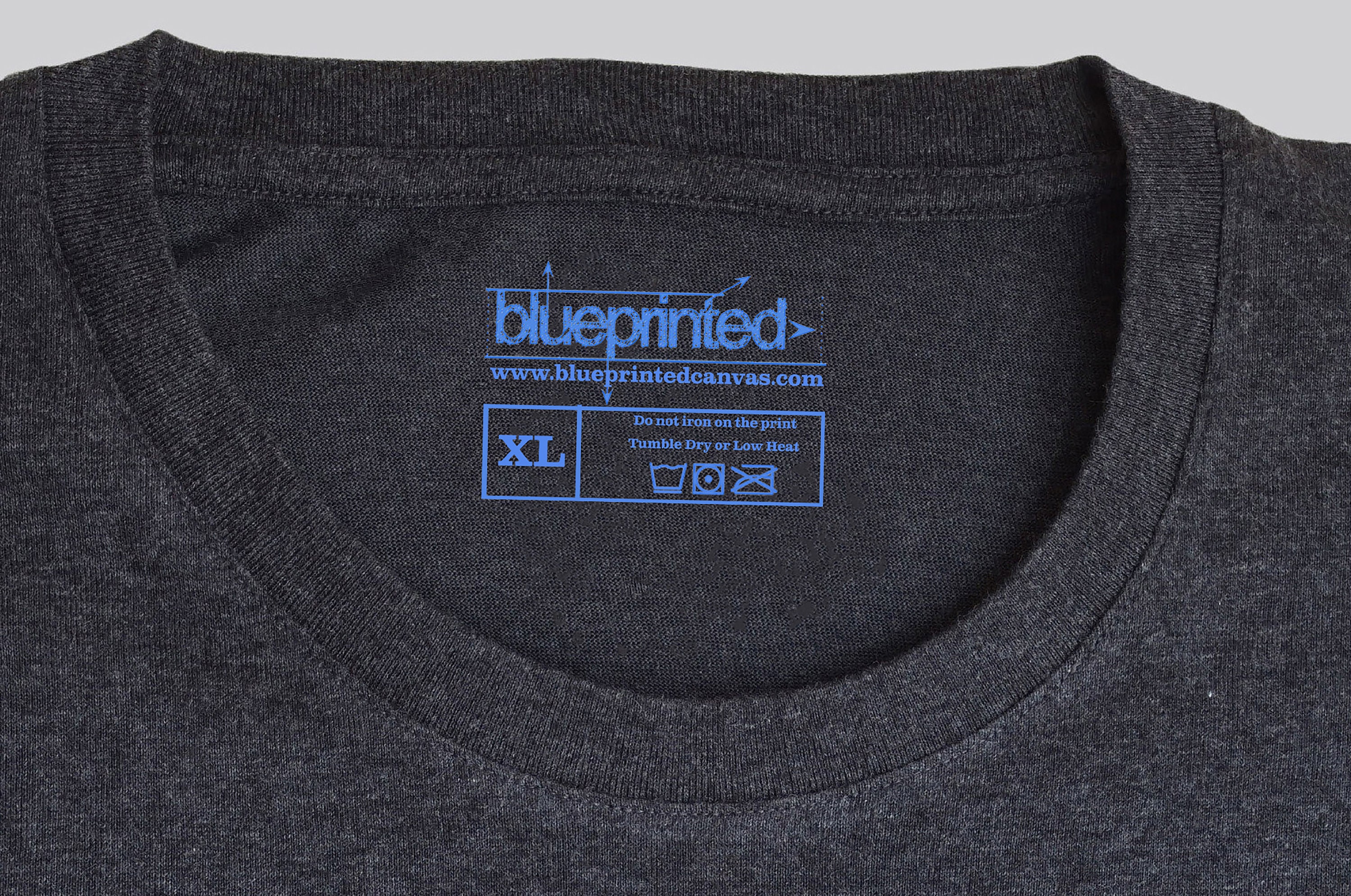 Tag-less Neck Label Custom FULL COLOR Tagless Heat Transfer - Etsy