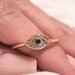 Large Hamsa Ring Made of 14k Gold With White VS1 Diamonds, Jewish Ring ...