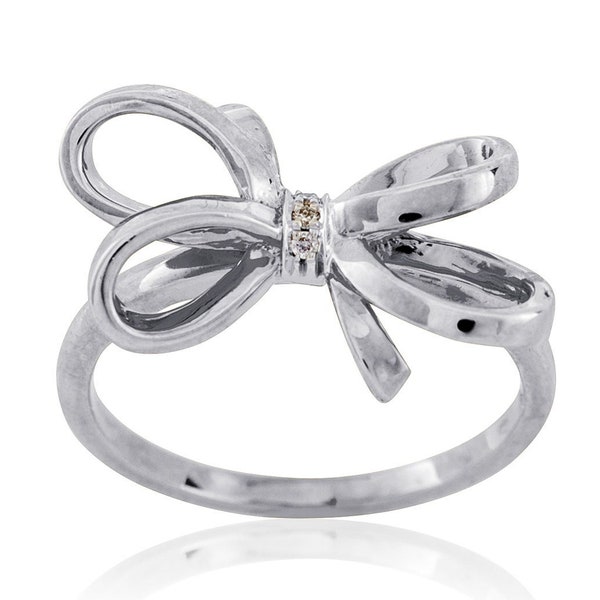 Gold Bow Ring - Etsy