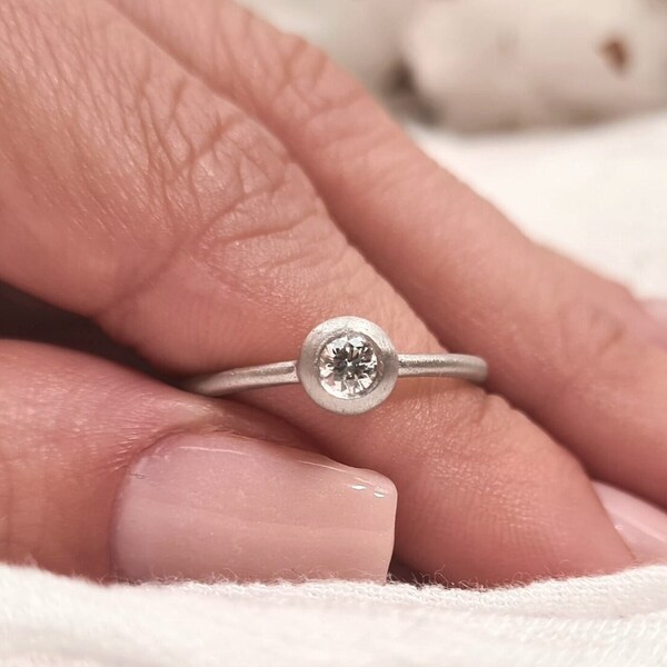 Matte Finish Ring - Etsy