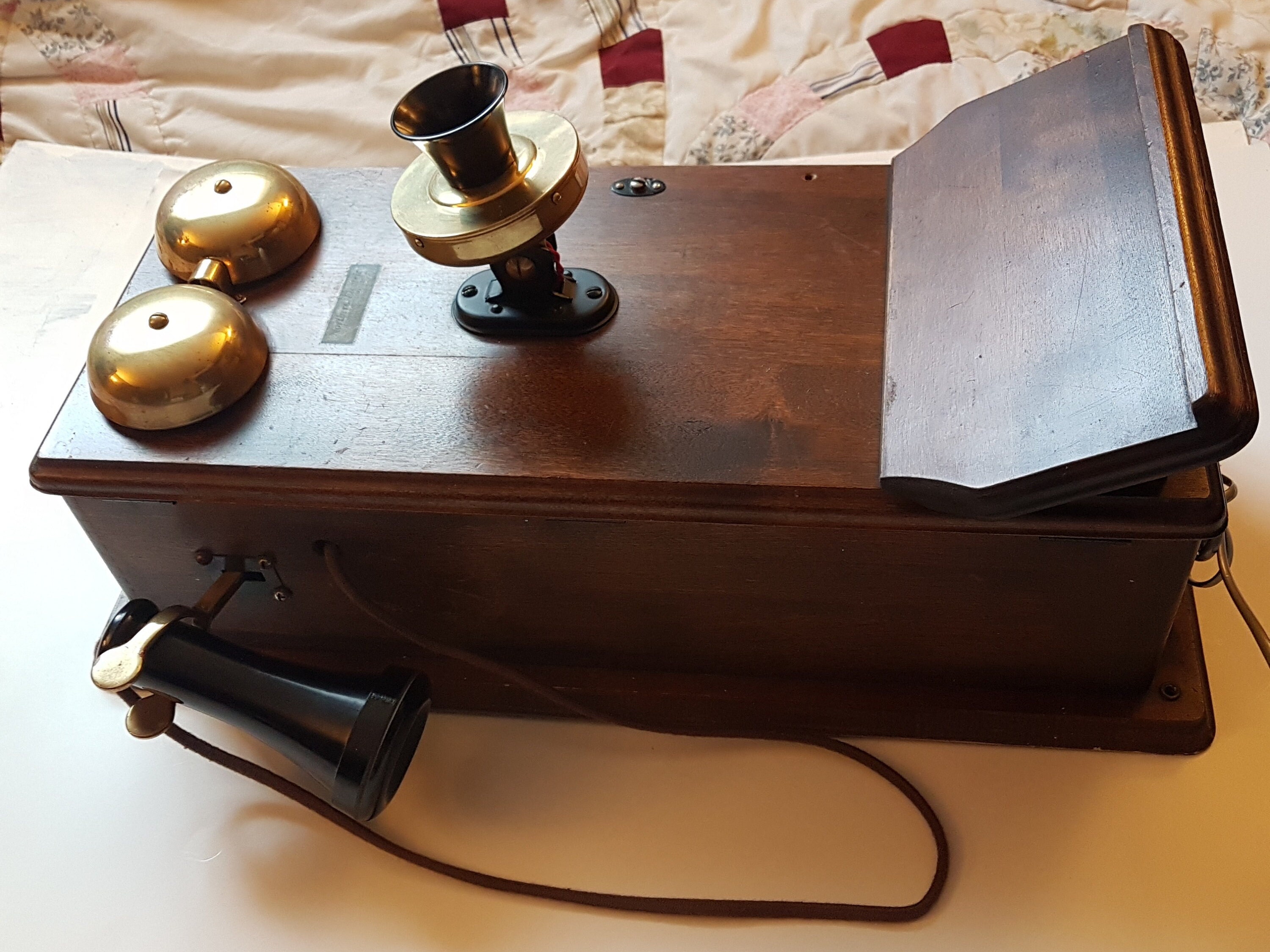 Northern Electric Model N417AH Antique Wooden Wall Telephone With ...