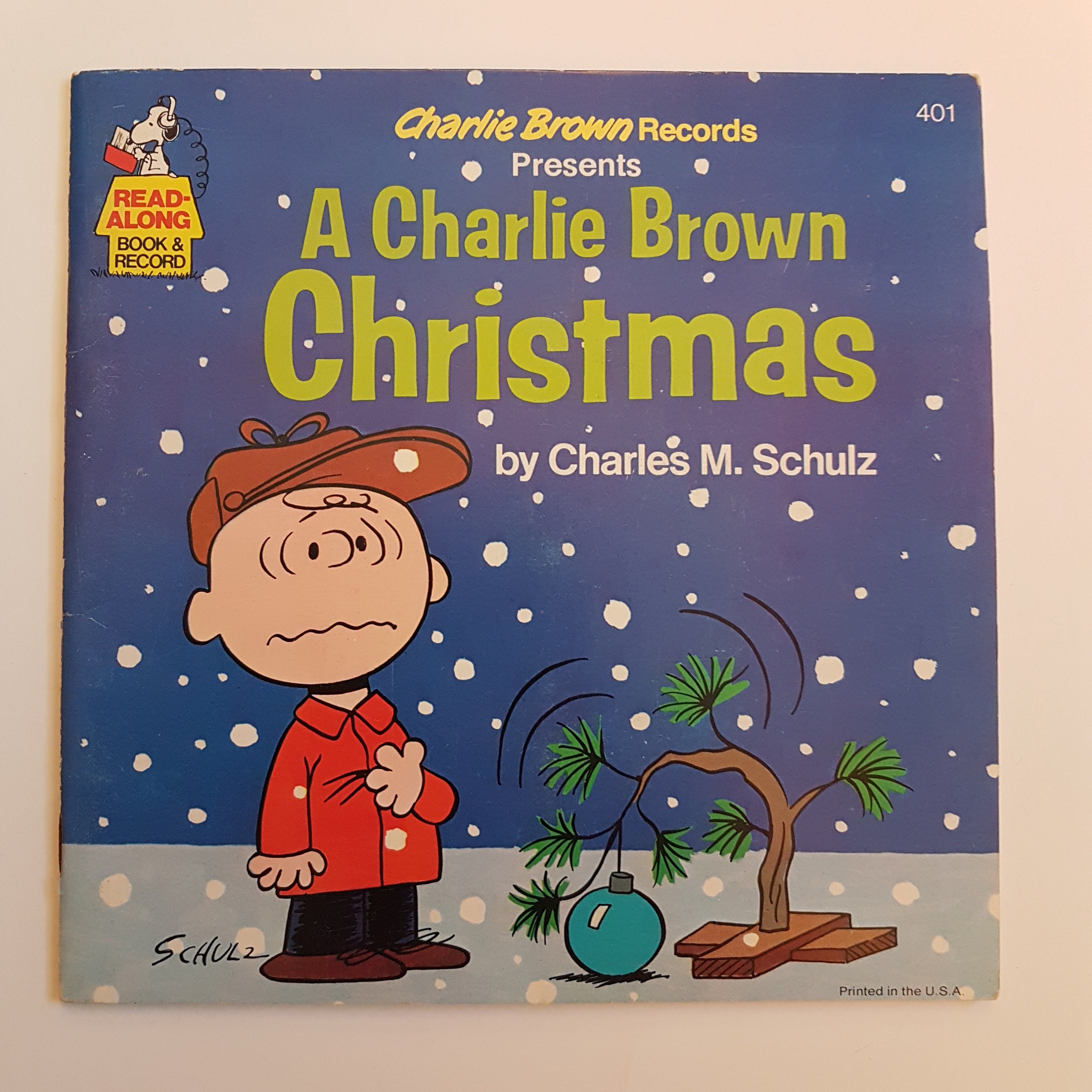 Charlie Brown Vintage Read-along Books and Records - Etsy