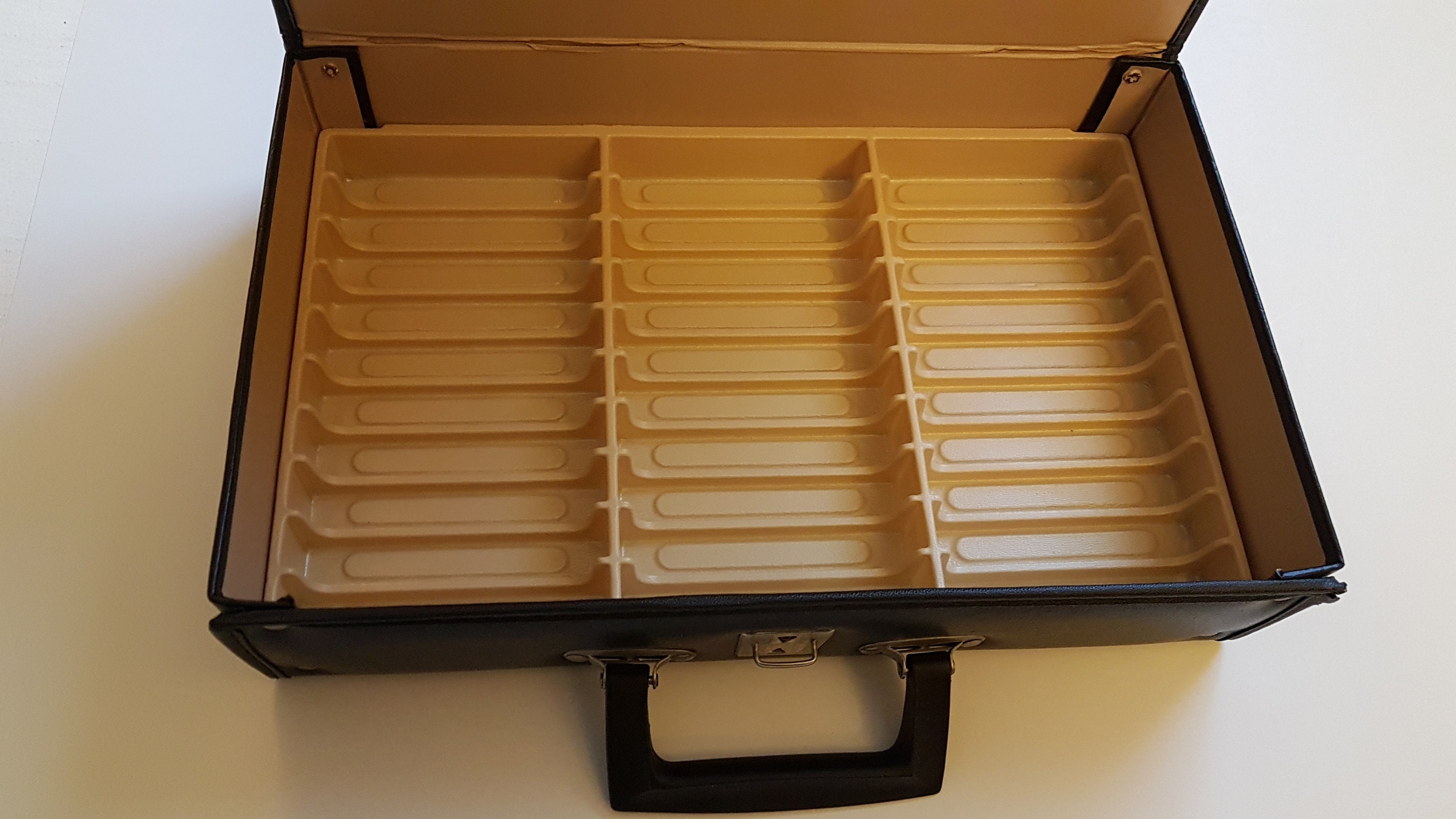 Vintage Black Cassette Carrying Case 30 Tape Holder Storage - Etsy