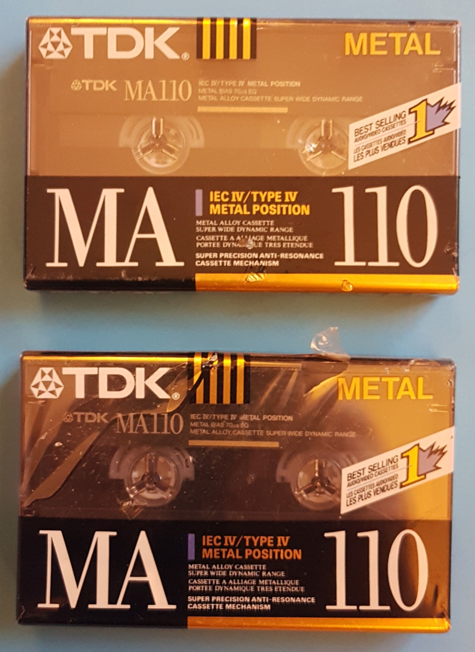 TDK MA 110 Audio Cassette Metal Position Type IV New Old Stock Factory ...