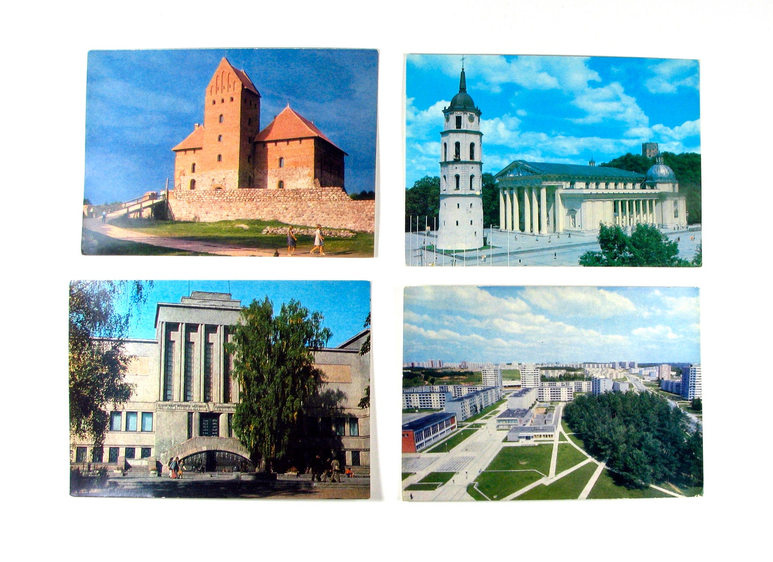 A Collection of Old Postcards With Views of Lithuanian Cities | Etsy