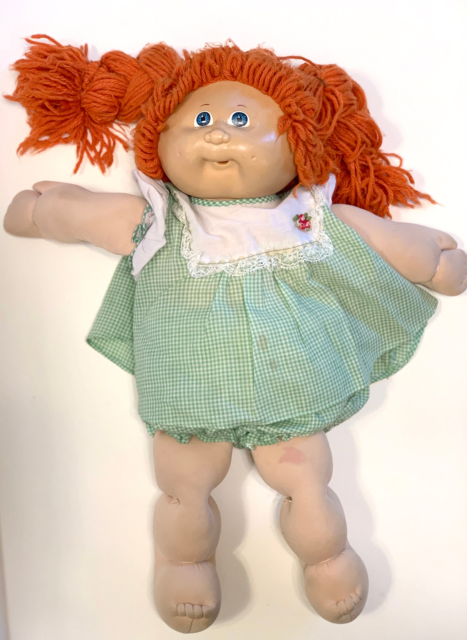 Cabbage Kid Dolls Lot of 4, Red Hair With Blue Eyes, Vintage Cabbage ...