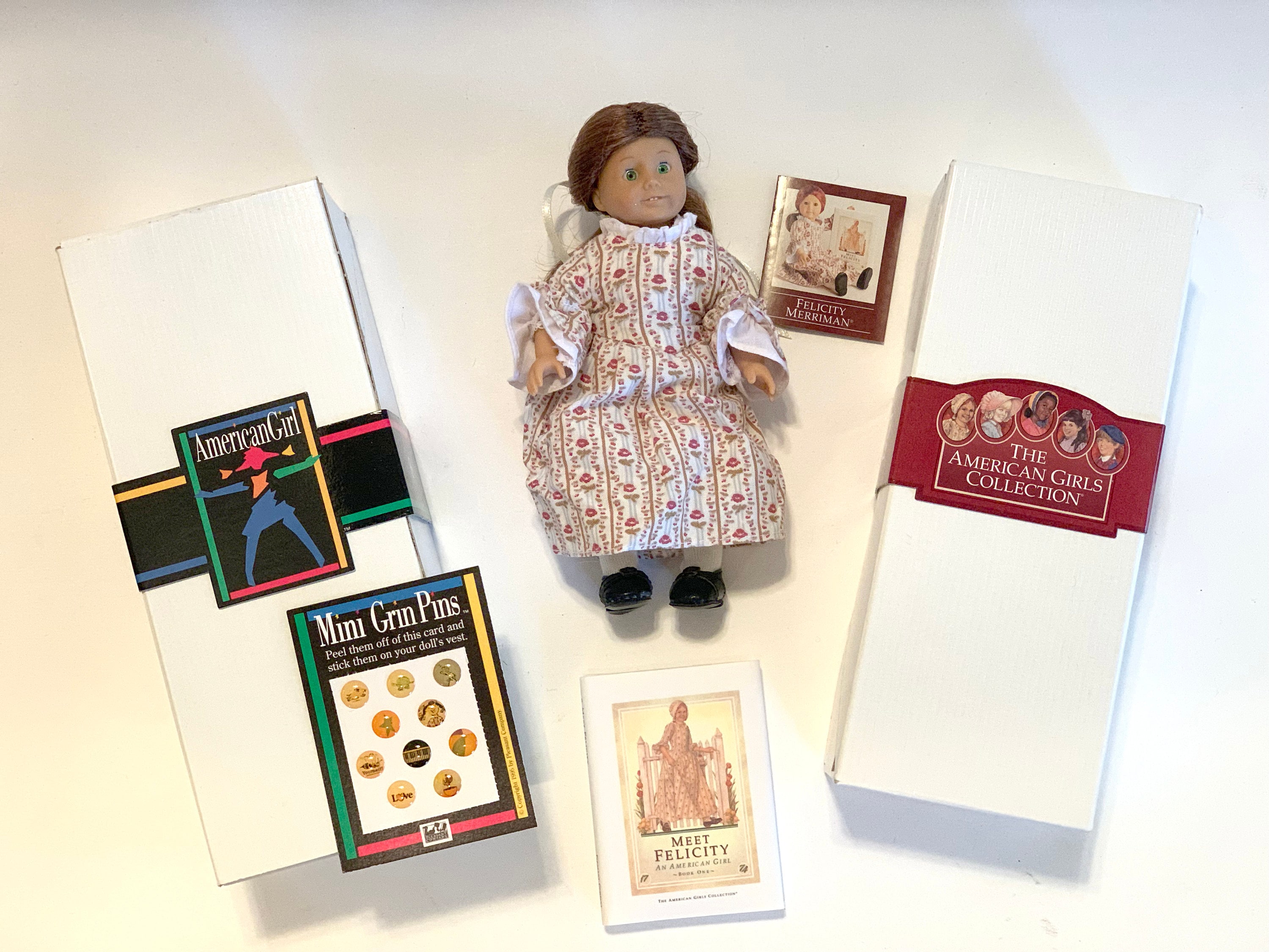 American Girl Doll Felicity Merriman Mini in Original Box & Books RARE ...