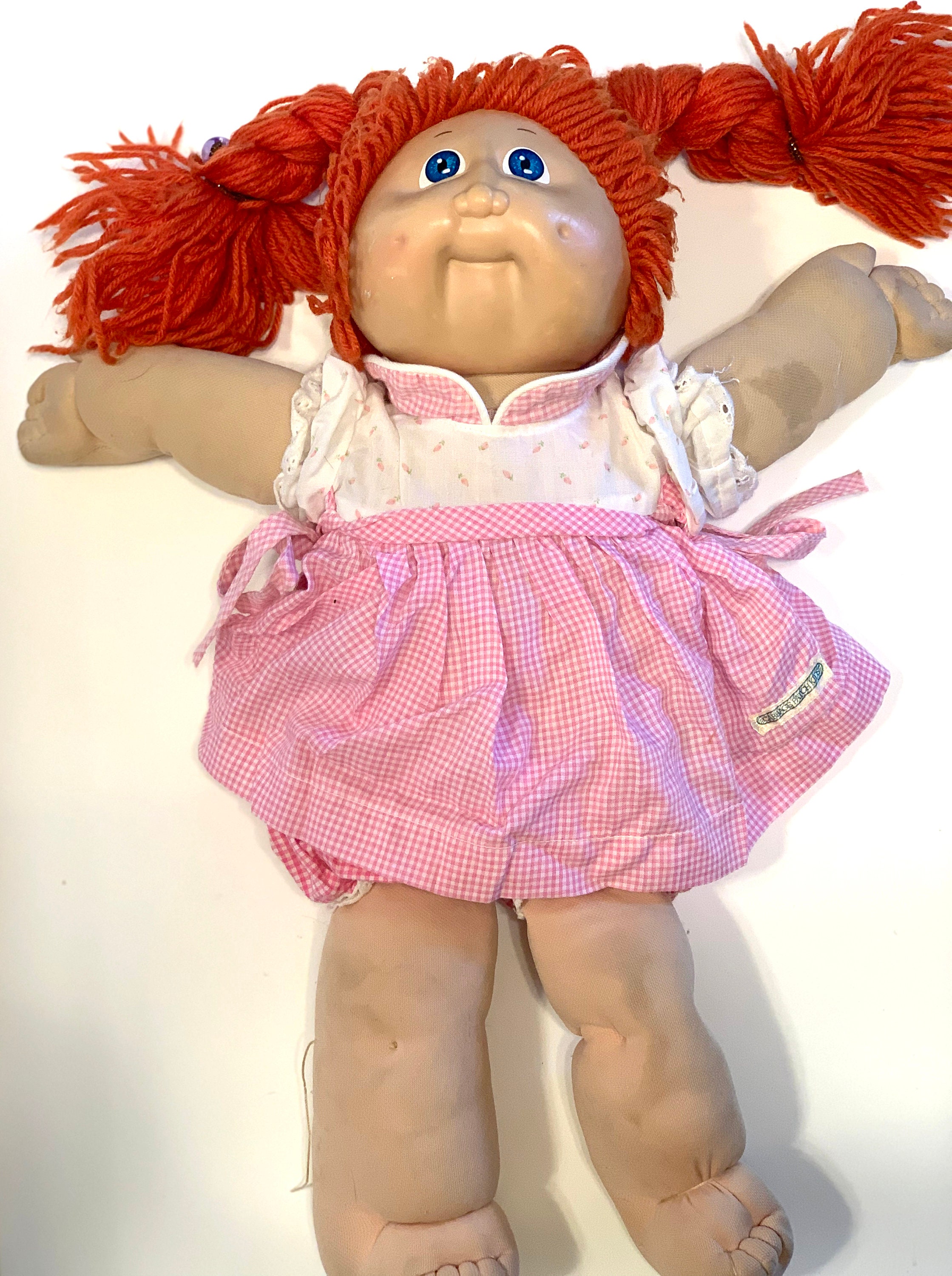 Cabbage Kid Dolls Lot of 4, Red Hair With Blue Eyes, Vintage Cabbage ...