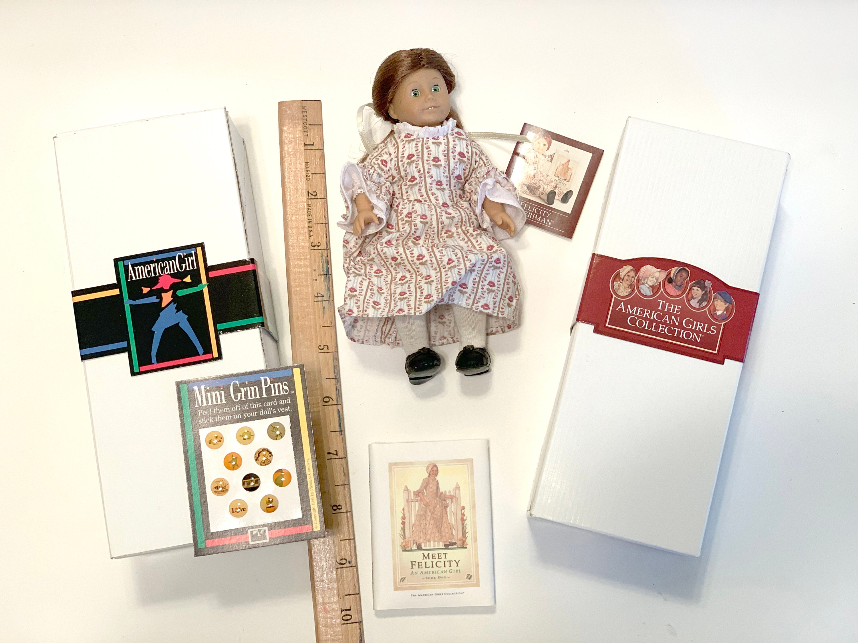 American Girl Doll Felicity Merriman Mini in Original Box & Books RARE ...