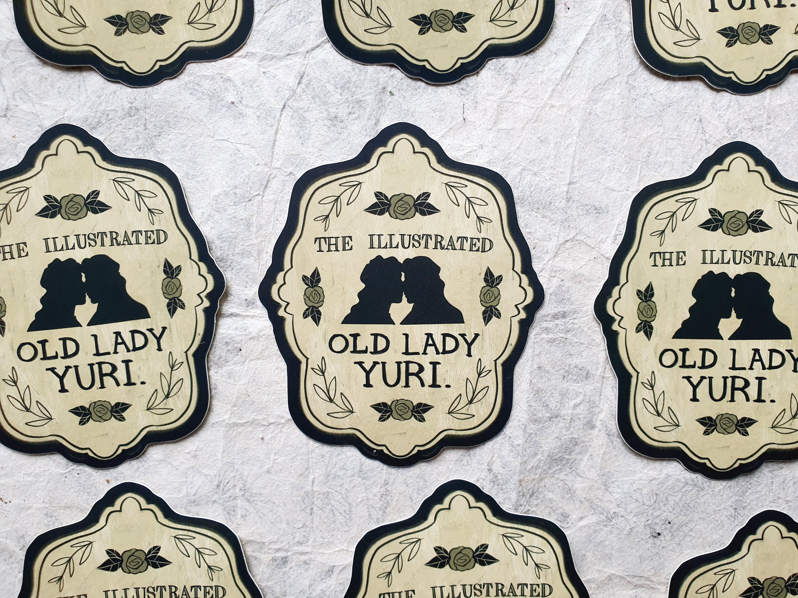 Old Lady Yuri Sticker - Etsy