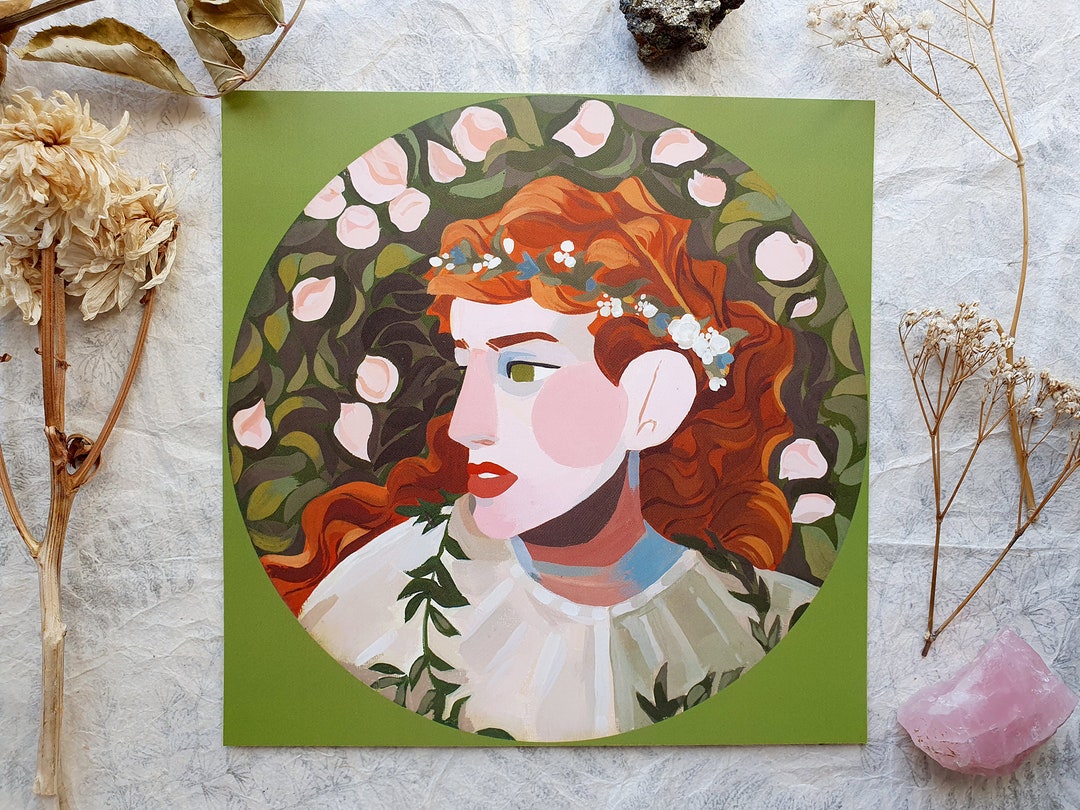 Pre-raphaelite Big Print - Etsy