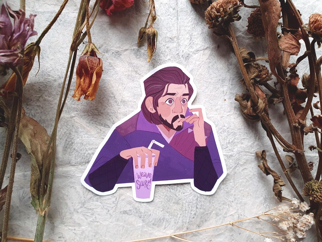 Gale Dekarios Weave Slurp Sticker - Etsy