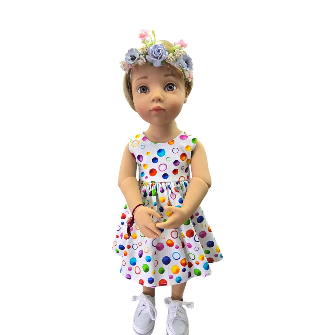Circles Dress for Happy Kidz, Gotz 50 Cm Doll - Etsy
