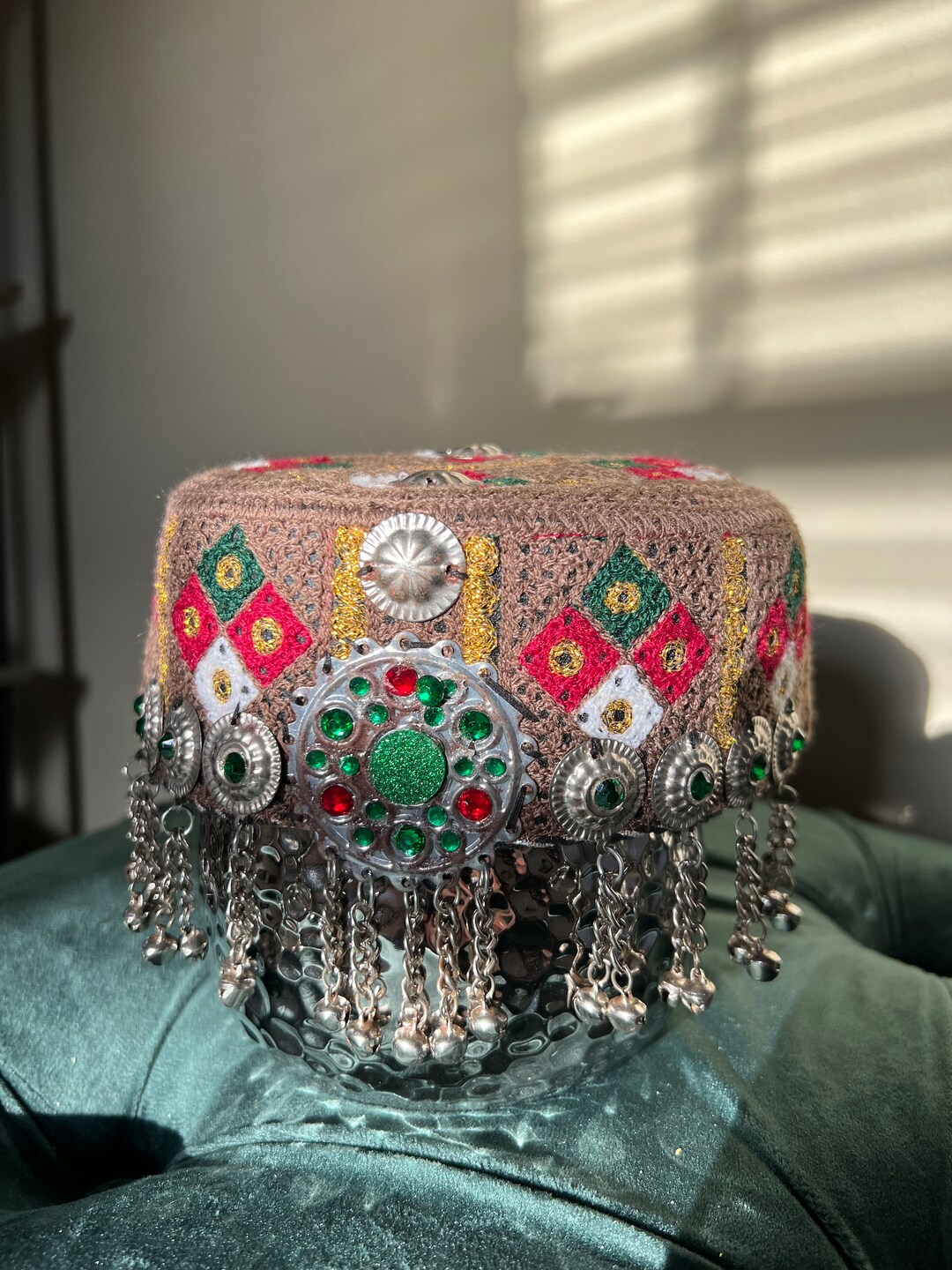 Fazila Afghan / Turkish Traditional Cap / Head Piece Jewelry - Etsy