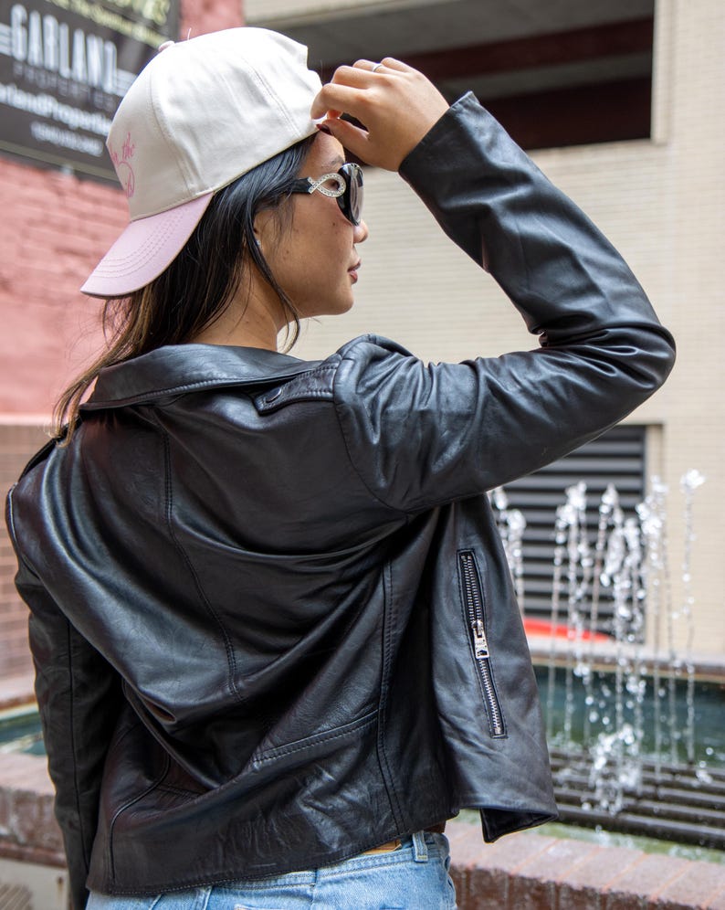 The Outlaw Leather Jacket | Women’s Leather Jacket | Lamb/sheep Leather ...
