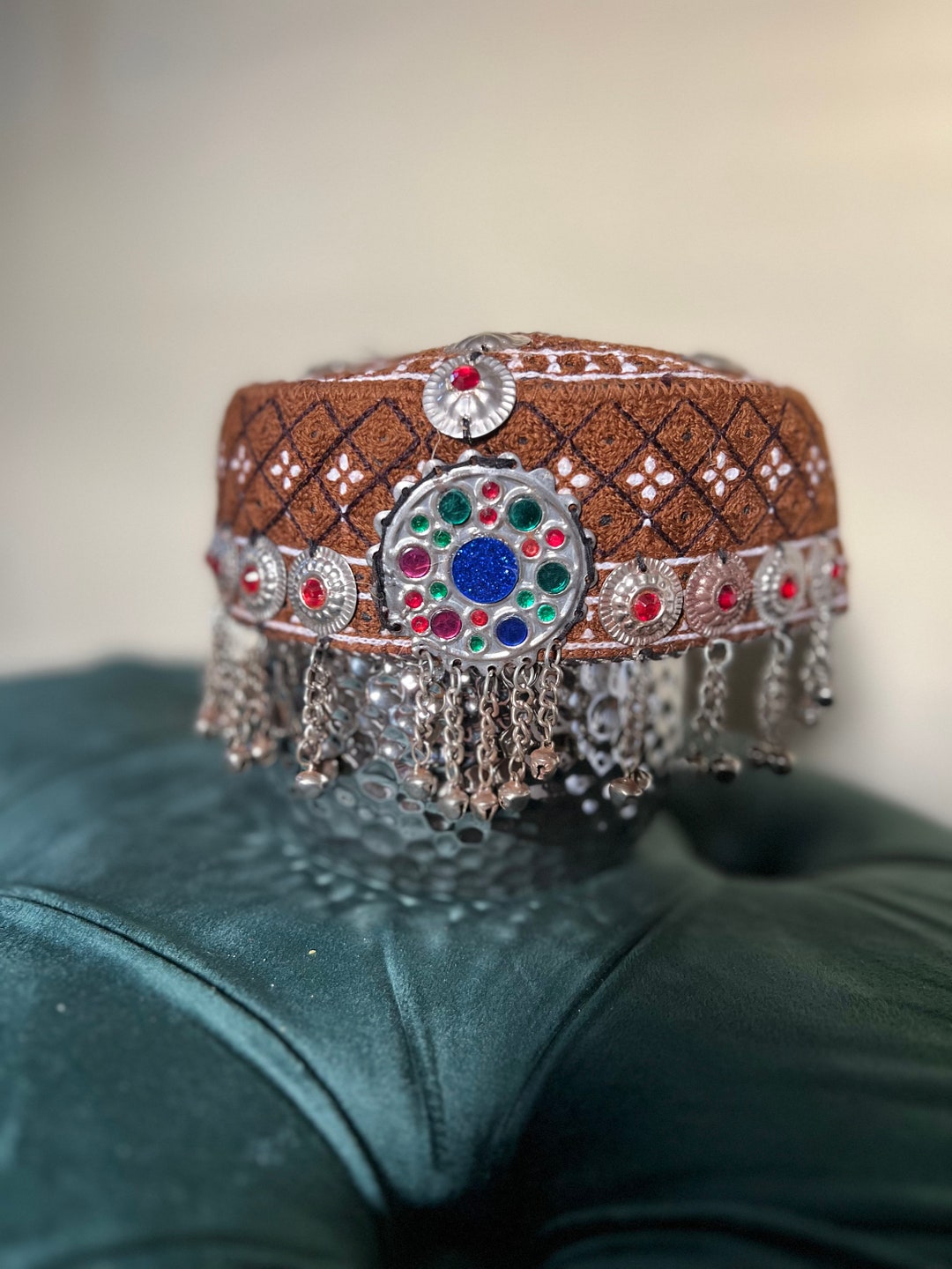 Gul Afghan Turkish Traditional Head Piece Cap - Etsy