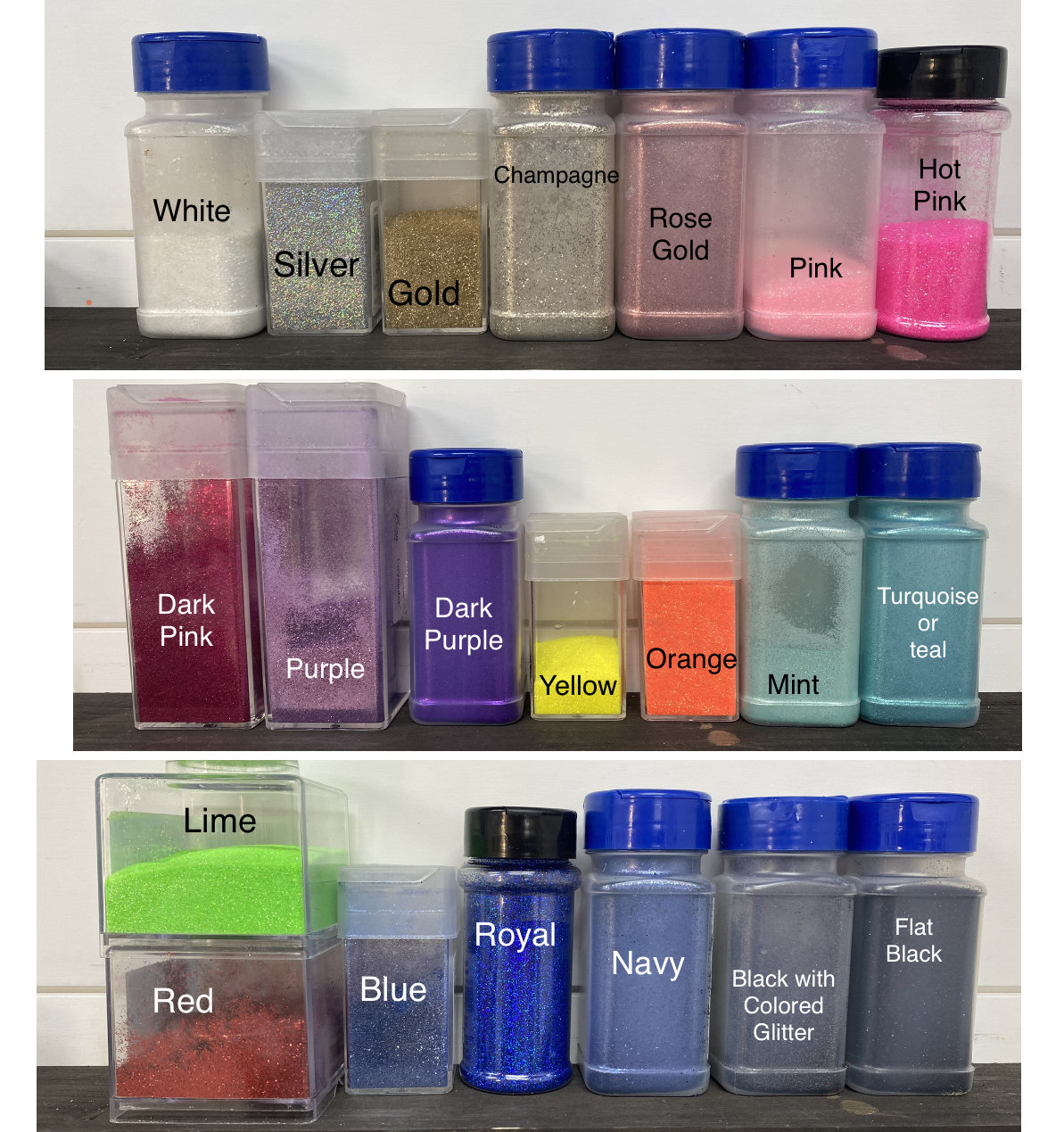 Set of 5 Days of the Week Glitter Epoxy Gel Pens Sassy Epoxy - Etsy