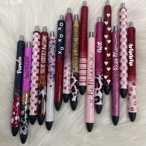 Valentine’s Day Glitter Pen | Heart Glitter Pen | Love Glitter Pen ...