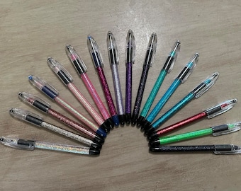 RSVP Personalized Glitter Ball Point Pen - Etsy
