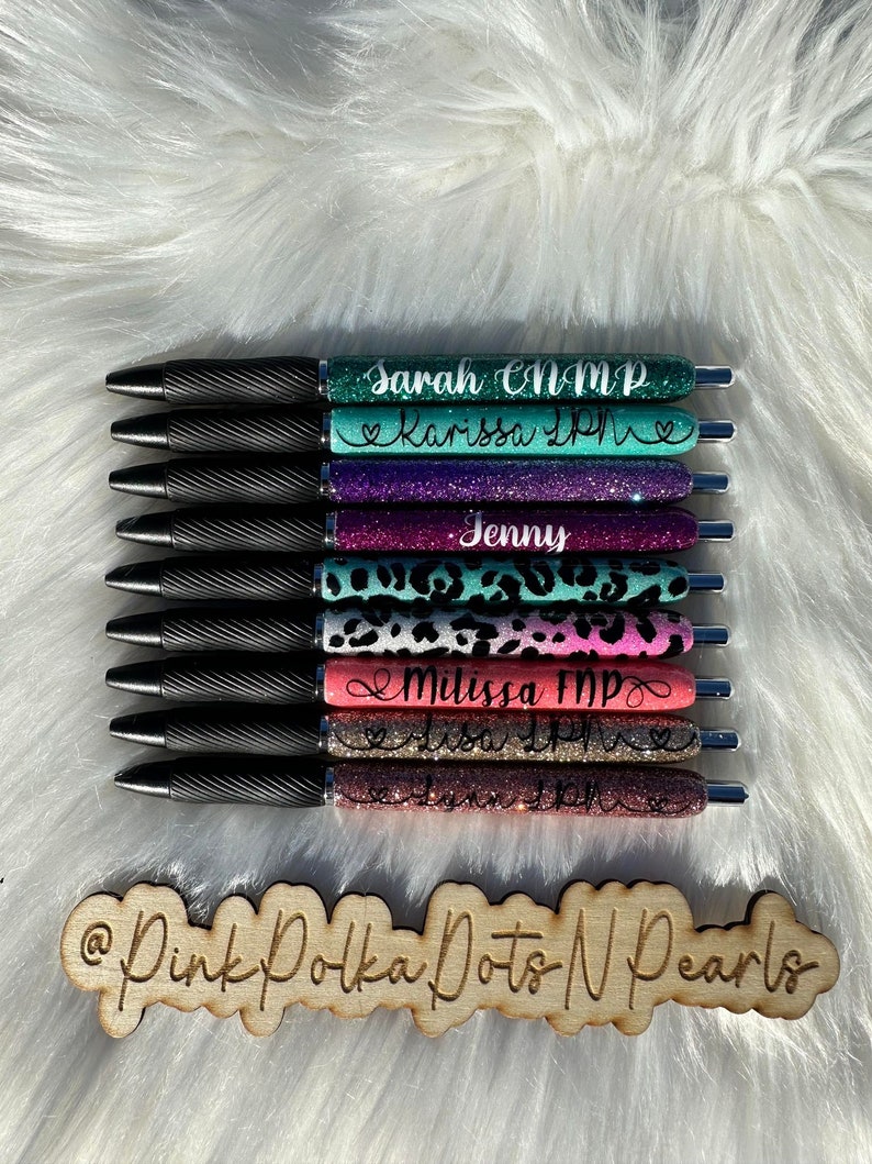 Sharpie S-gel Personalized Epoxy Glitter Black Ink Pen With Grip ...