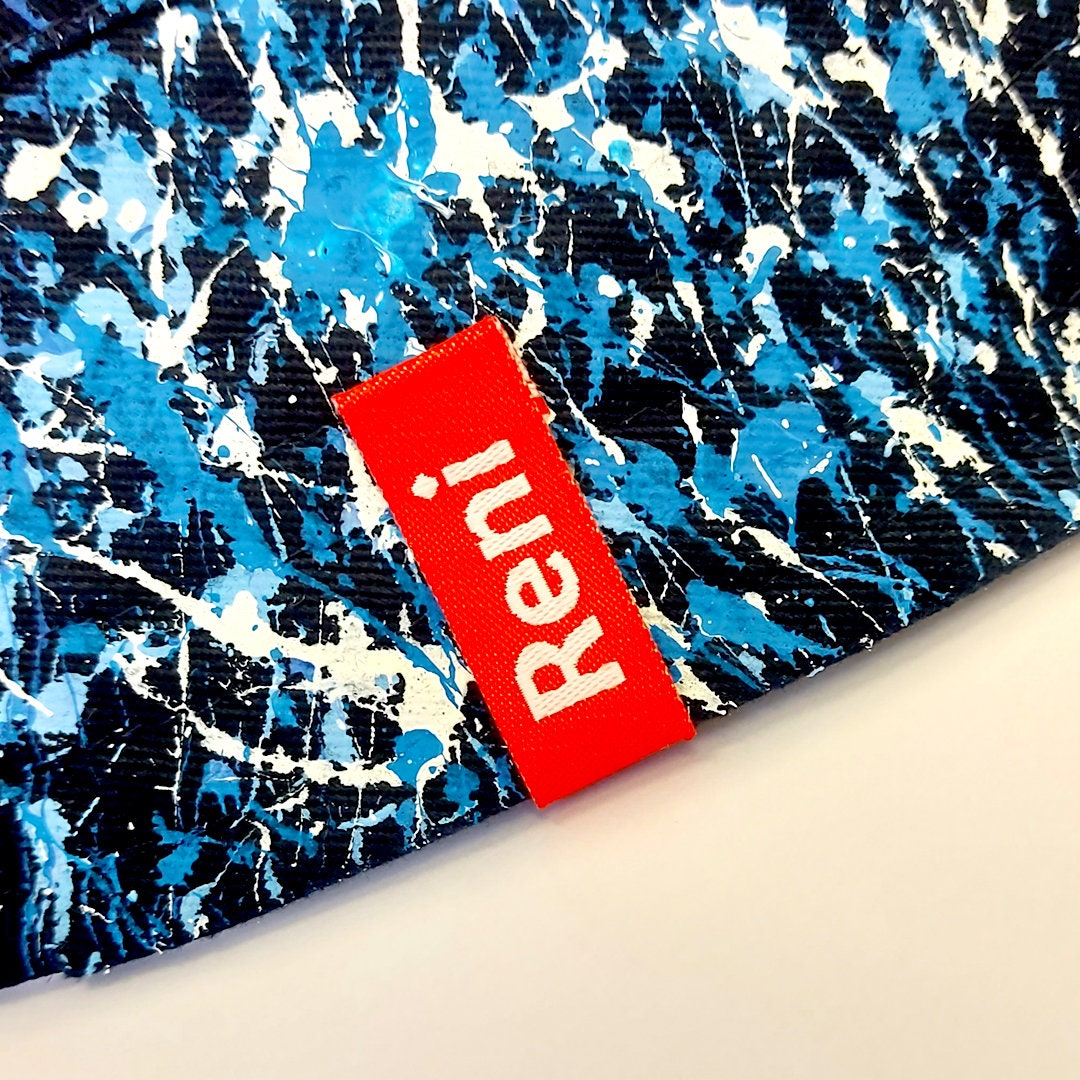 Blue Blends Reni Hat Bucket Pollock Roses Style - Etsy UK